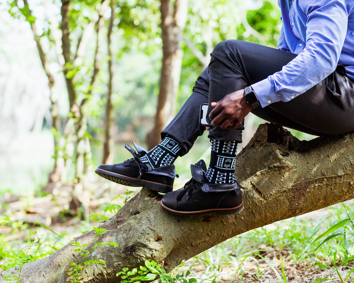 Aboki African Mudcloth Socks | AfriSocks