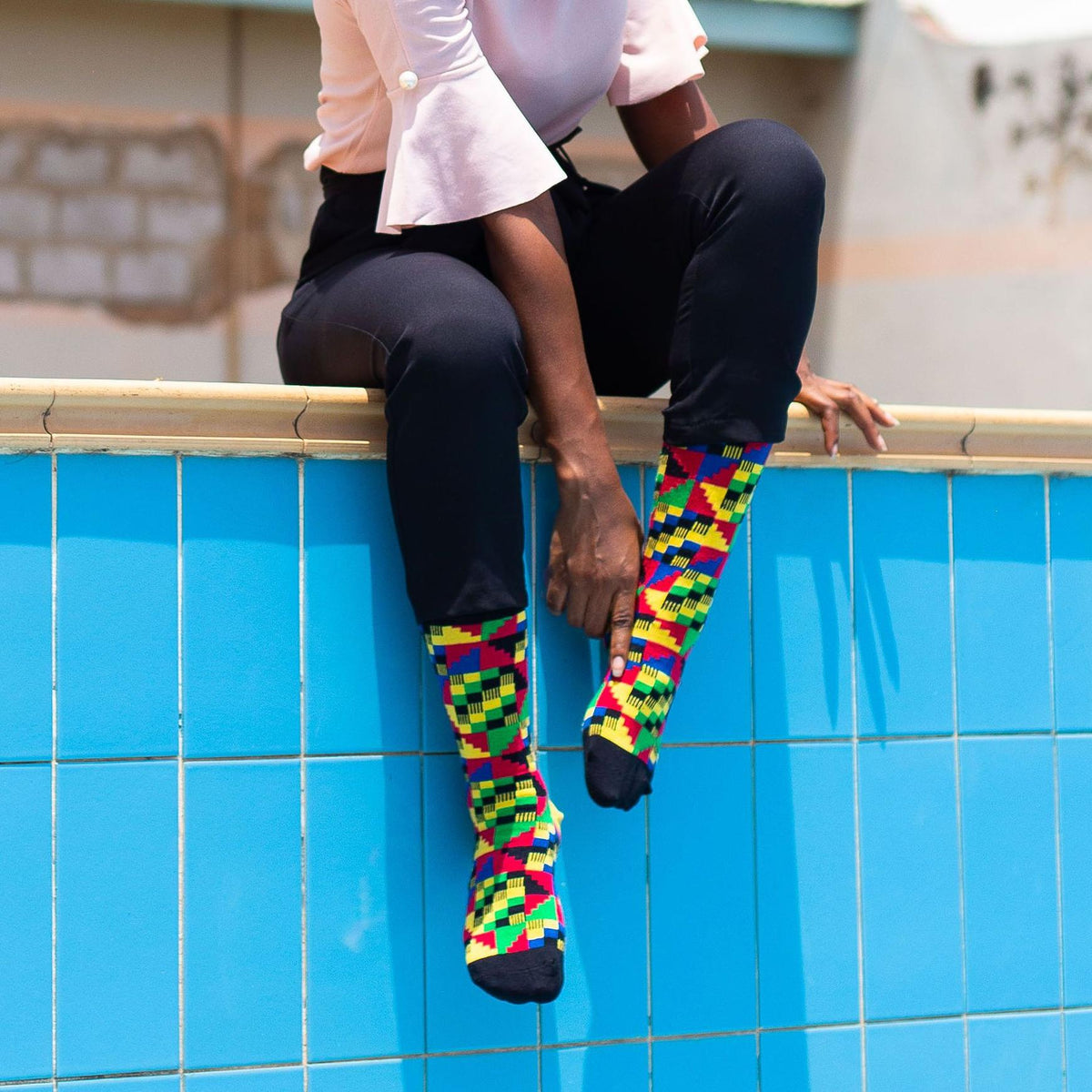 Dumsor Kente Socks | AfriSocks